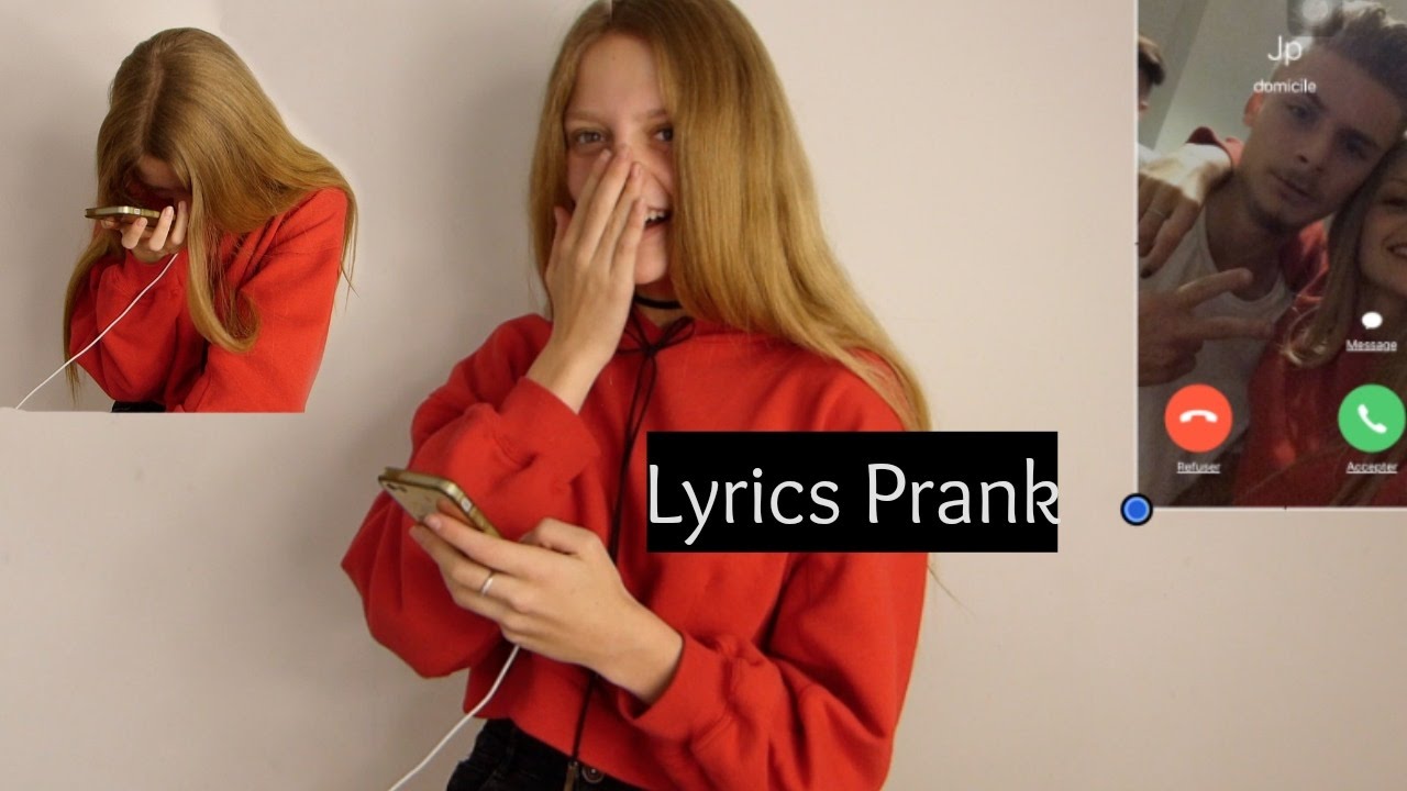 LYRICS PRANK - YouTube