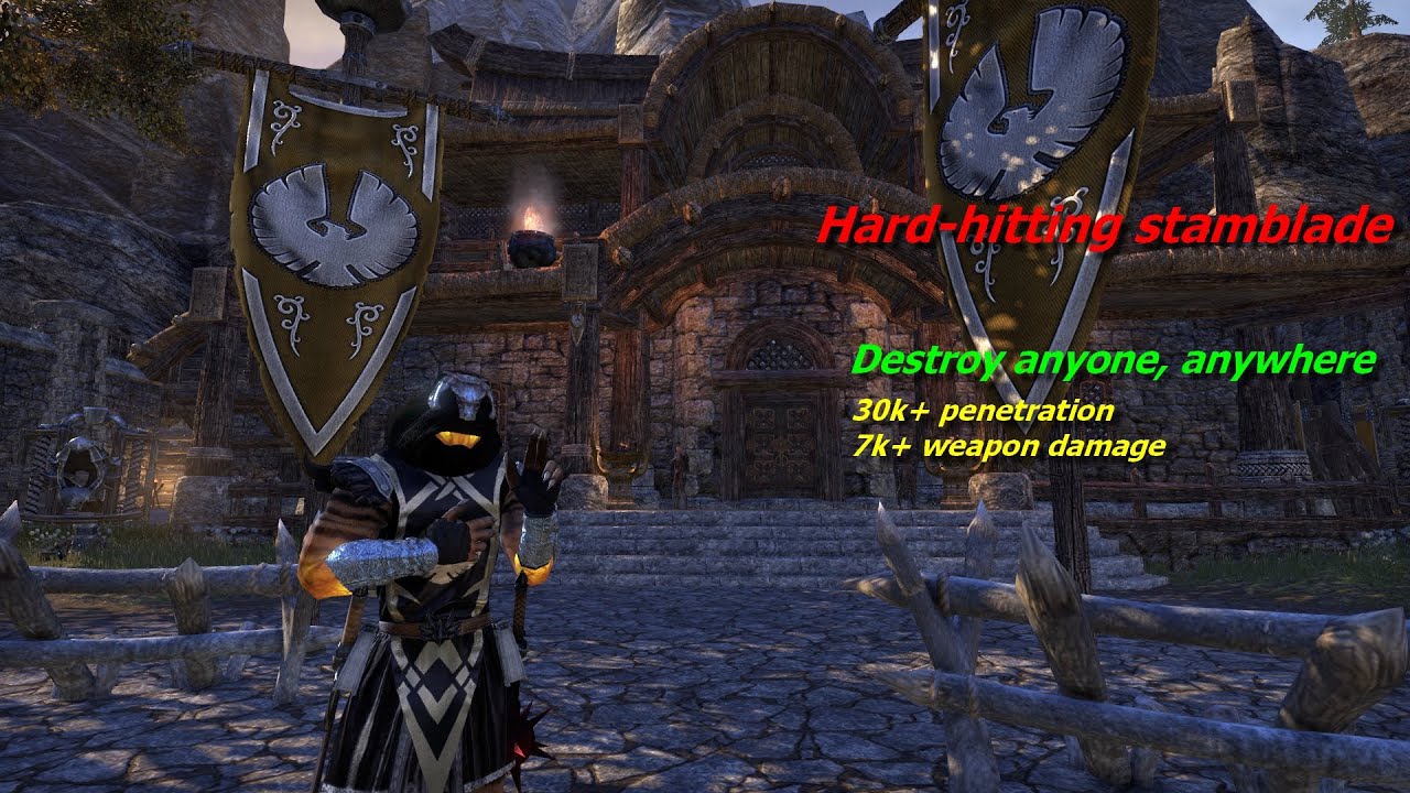 Hard-hitting PvP Stamina Nightblade | Elder Scrolls Online | Update 32 ...