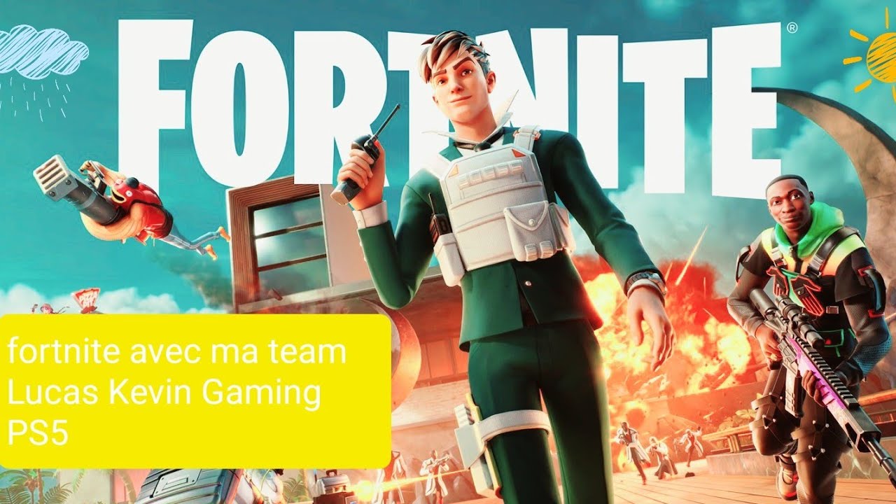Fortnite avec ma team lucas et kevin Gaming PS5 - YouTube