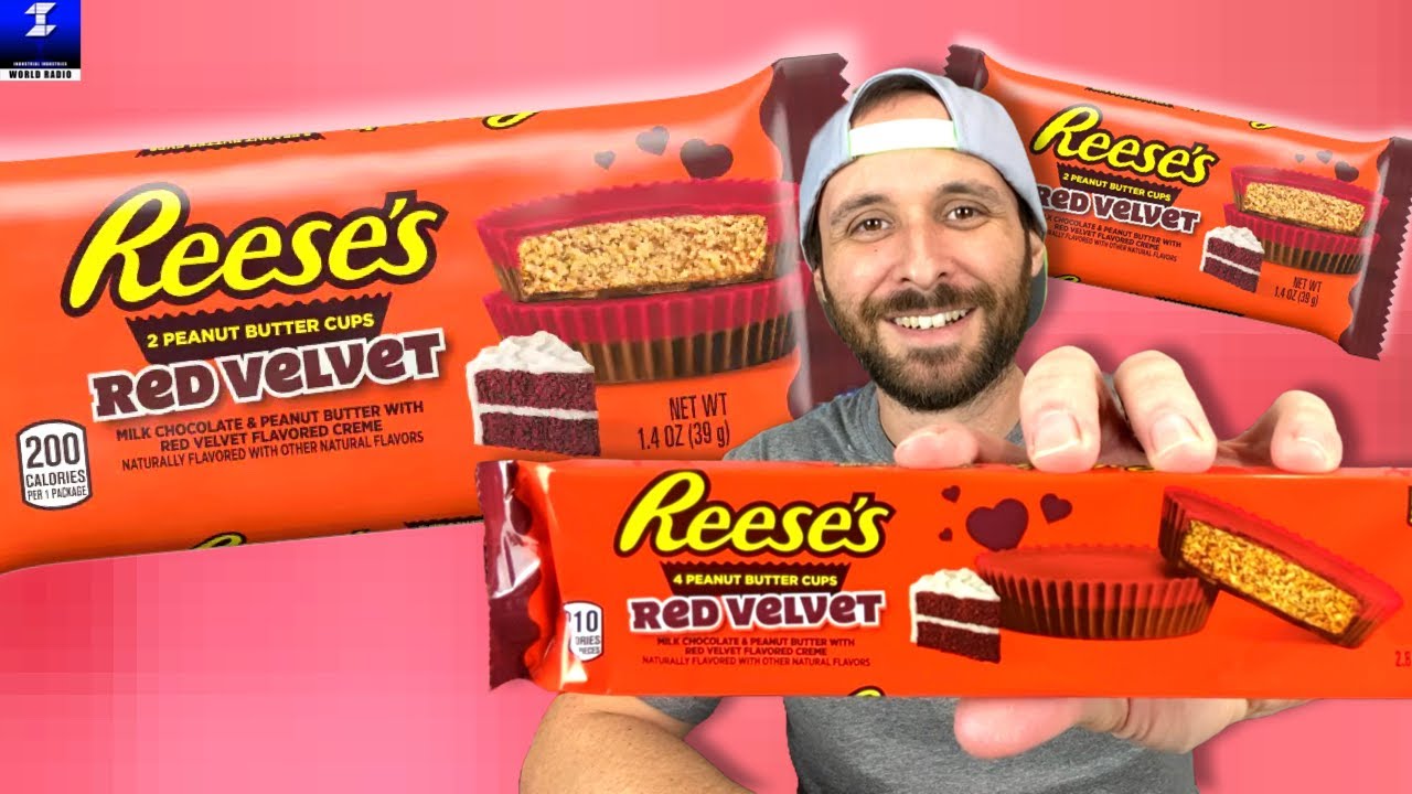 Reese’s Red Velvet Peanut Butter Cups Review - YouTube
