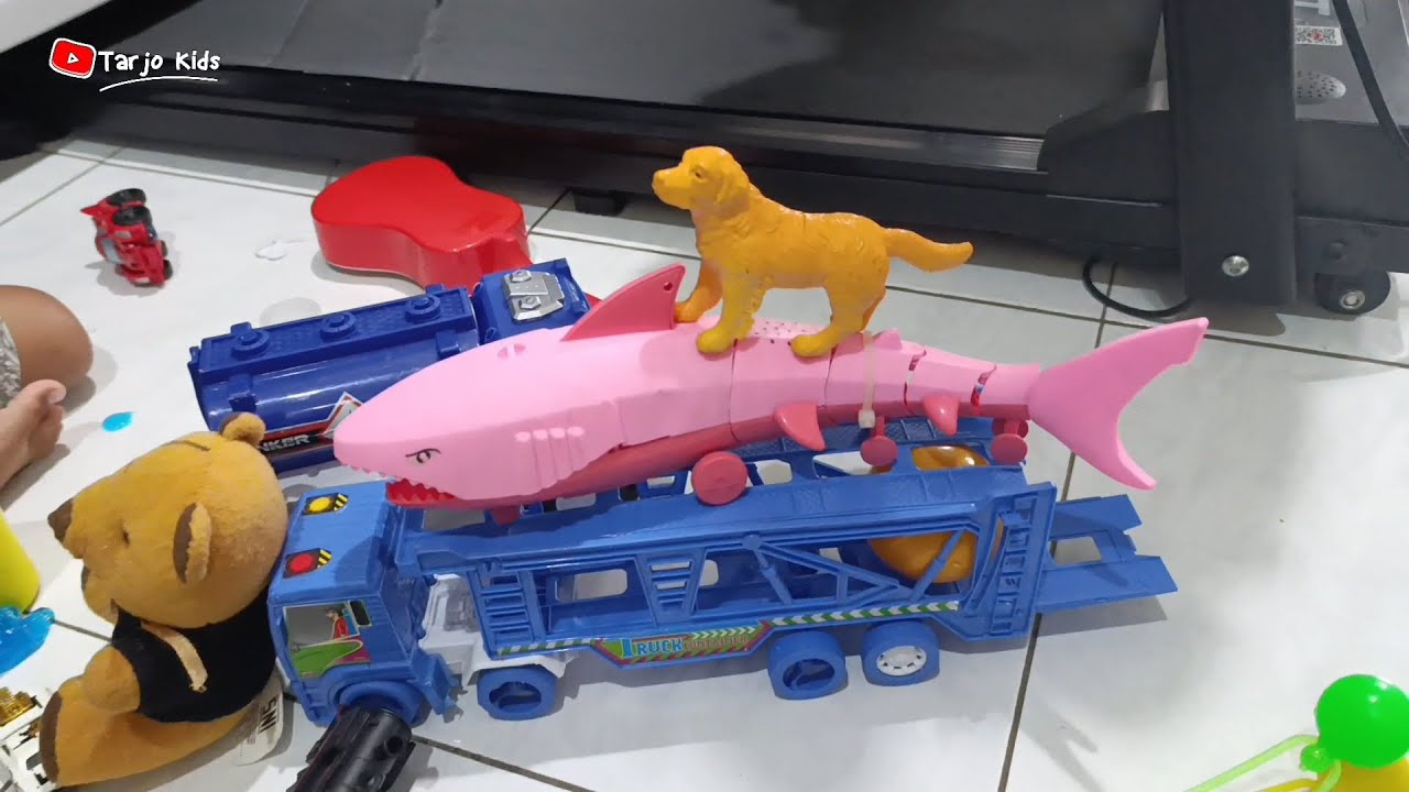 wadidaw temen temen banyak mainan dek shakel ada baby shark guguk truk ...