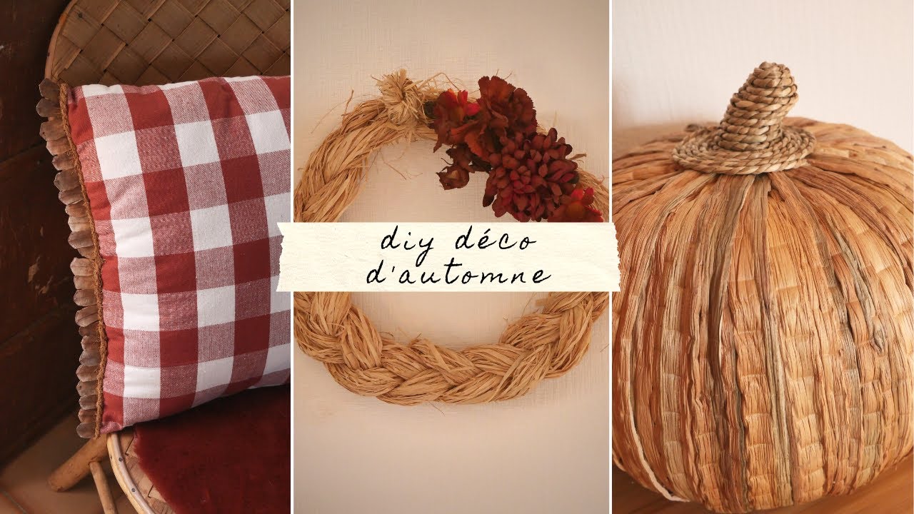 DIY || 3 idées déco d'automne faciles et cosy | 3 simple and cosy fall ...