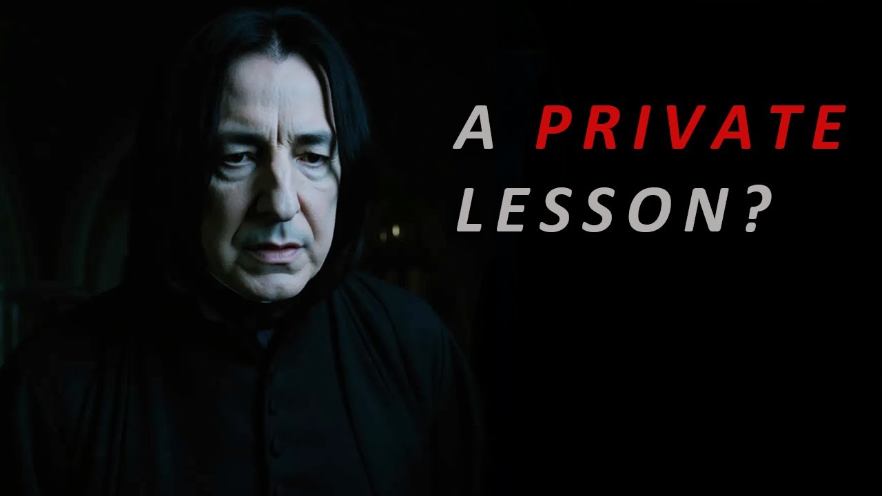 ASMR Severus Snape - You want a private lesson? - YouTube