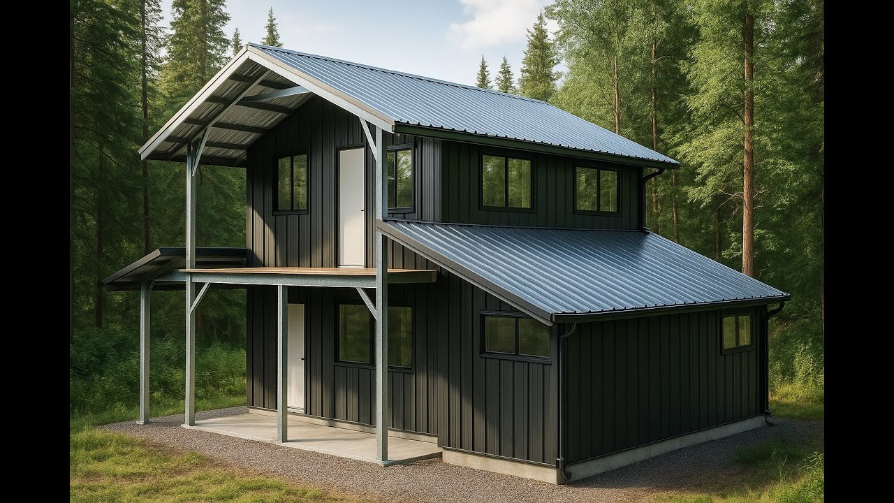 Ultimate 20x32 Two-Story Cabin Kit! Build Your Dream Home [With Extras ...
