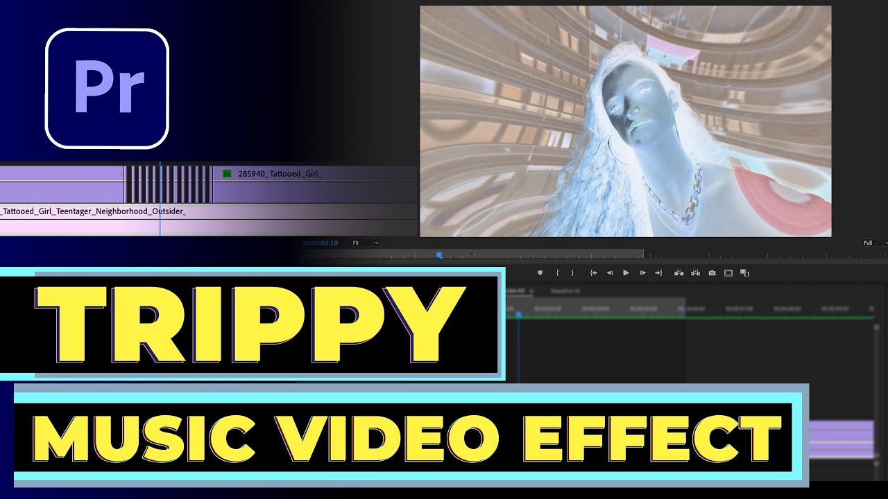 TRIPPY Music Video Effect created FAST in Premiere Pro - YouTube