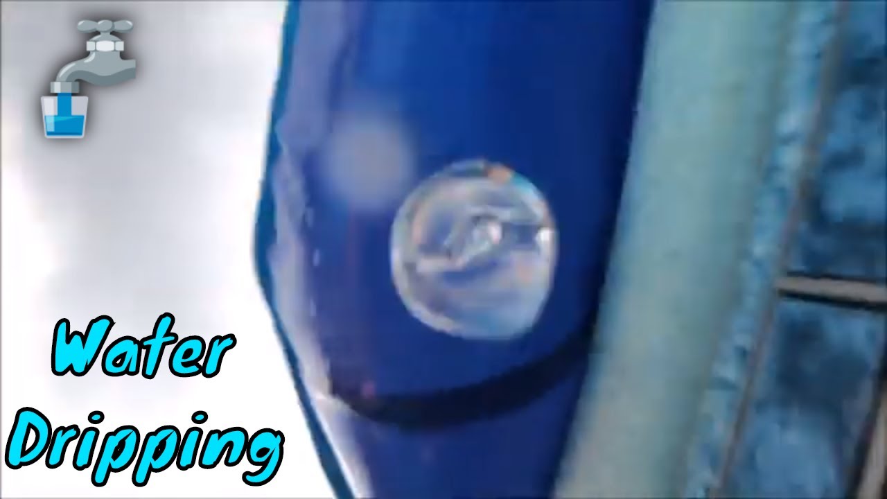 Water Dripping onto Camera Lens - YouTube