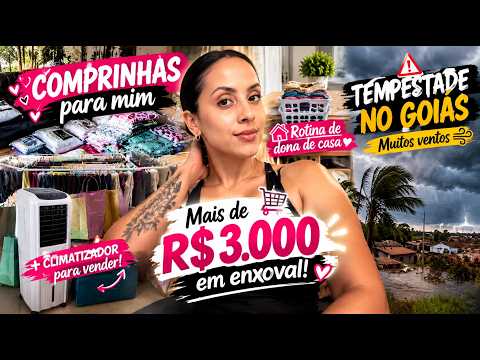 COMPREI MAIS DE 3 MIL REAIS EM CLIMATIZADOR E ENXOVAL PARA REVENDA| COMPRINHAS DE AUTO CUIDADO ❤️