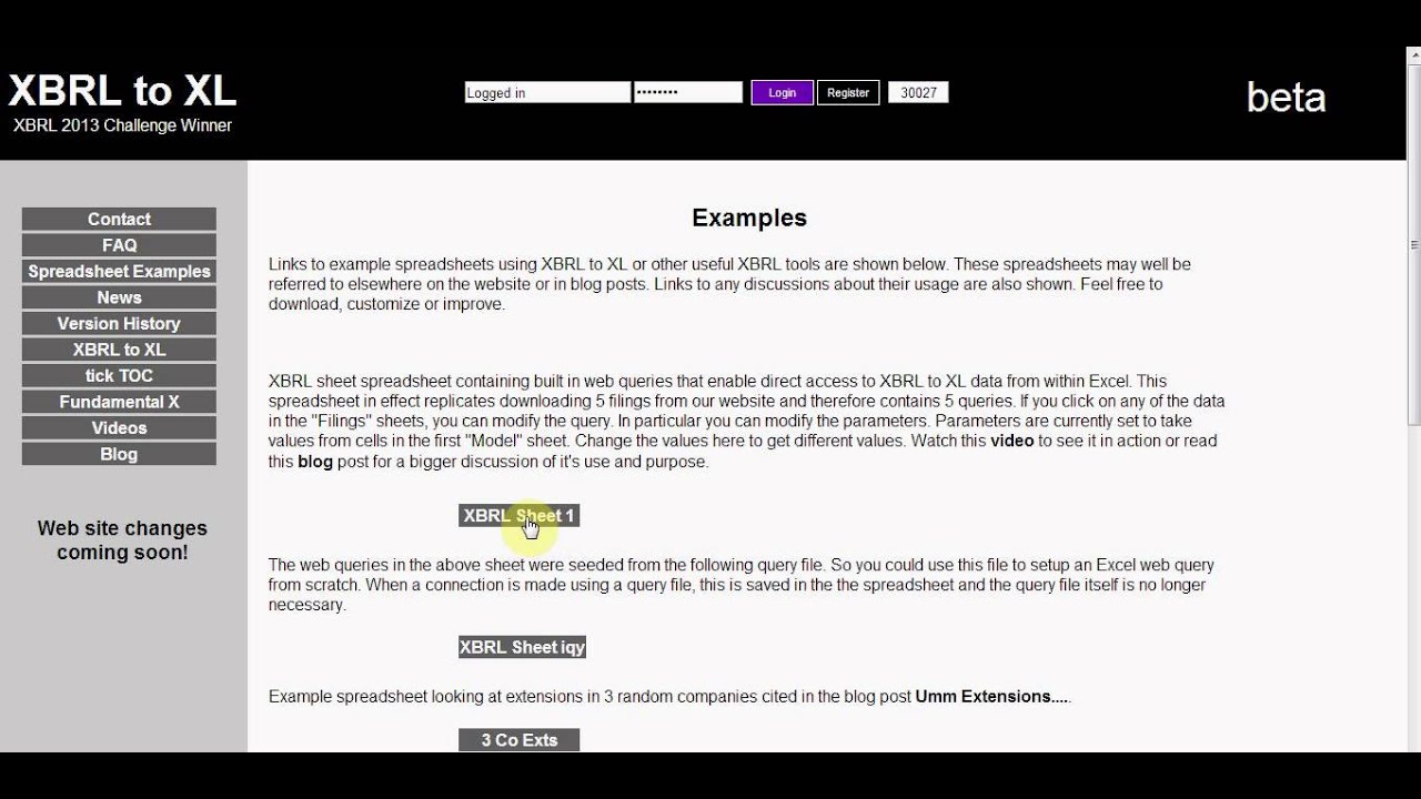 XBRL Sheet - An introduction - YouTube