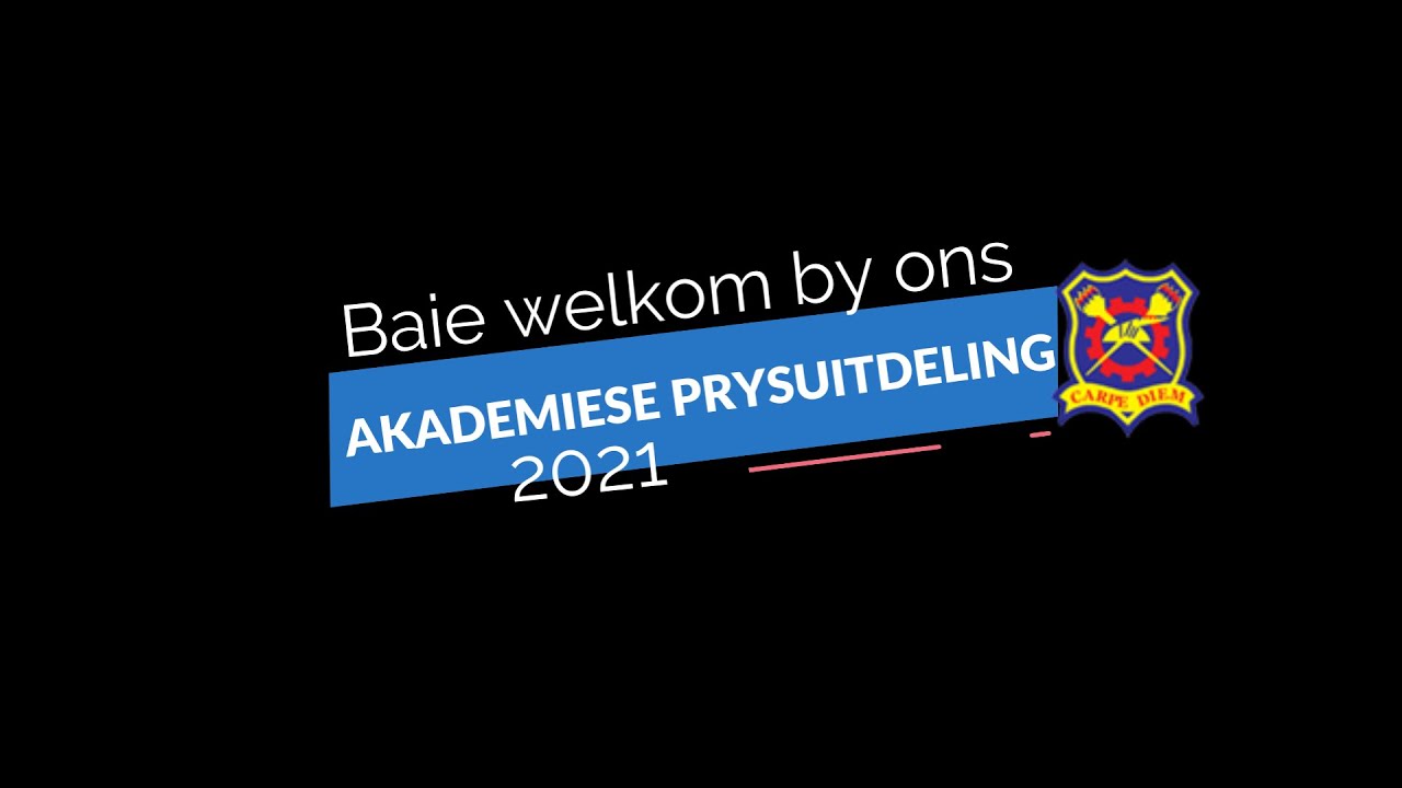 Virtuele Akademiese Prysuitdeling 2021 - YouTube