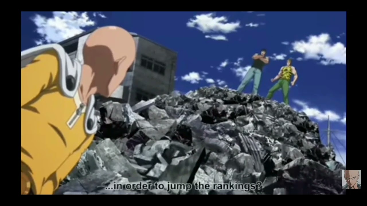 Saitama Blast the meteorite - YouTube