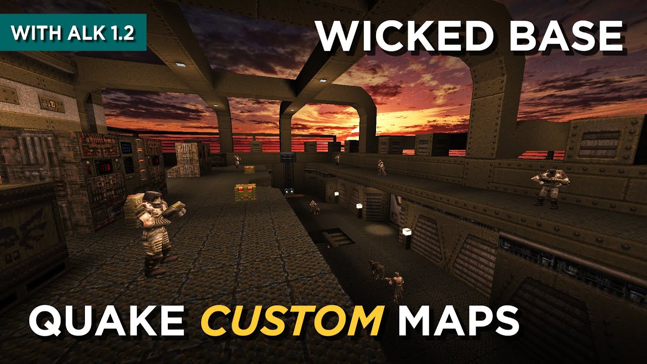 Quake Maps - Wicked Base - YouTube