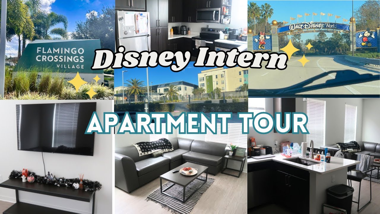 Disney Intern APARTMENT TOUR 2023 | 4x2 Flamingo Crossings Village East ...