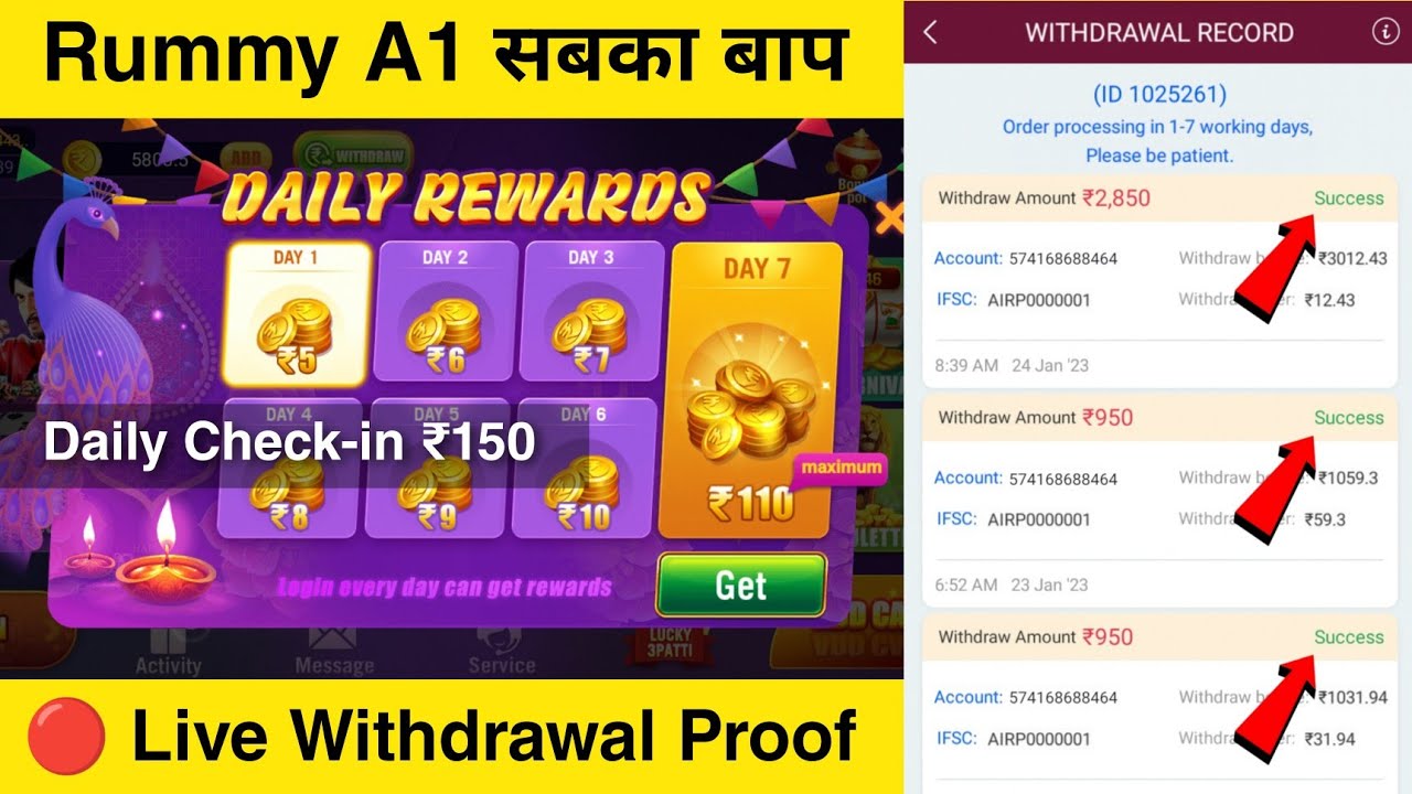 🔴 Rummy A1 | Rummy A1 Withdrawal | Rummy A1 Apk | A1 Rummy App | Rummy ...