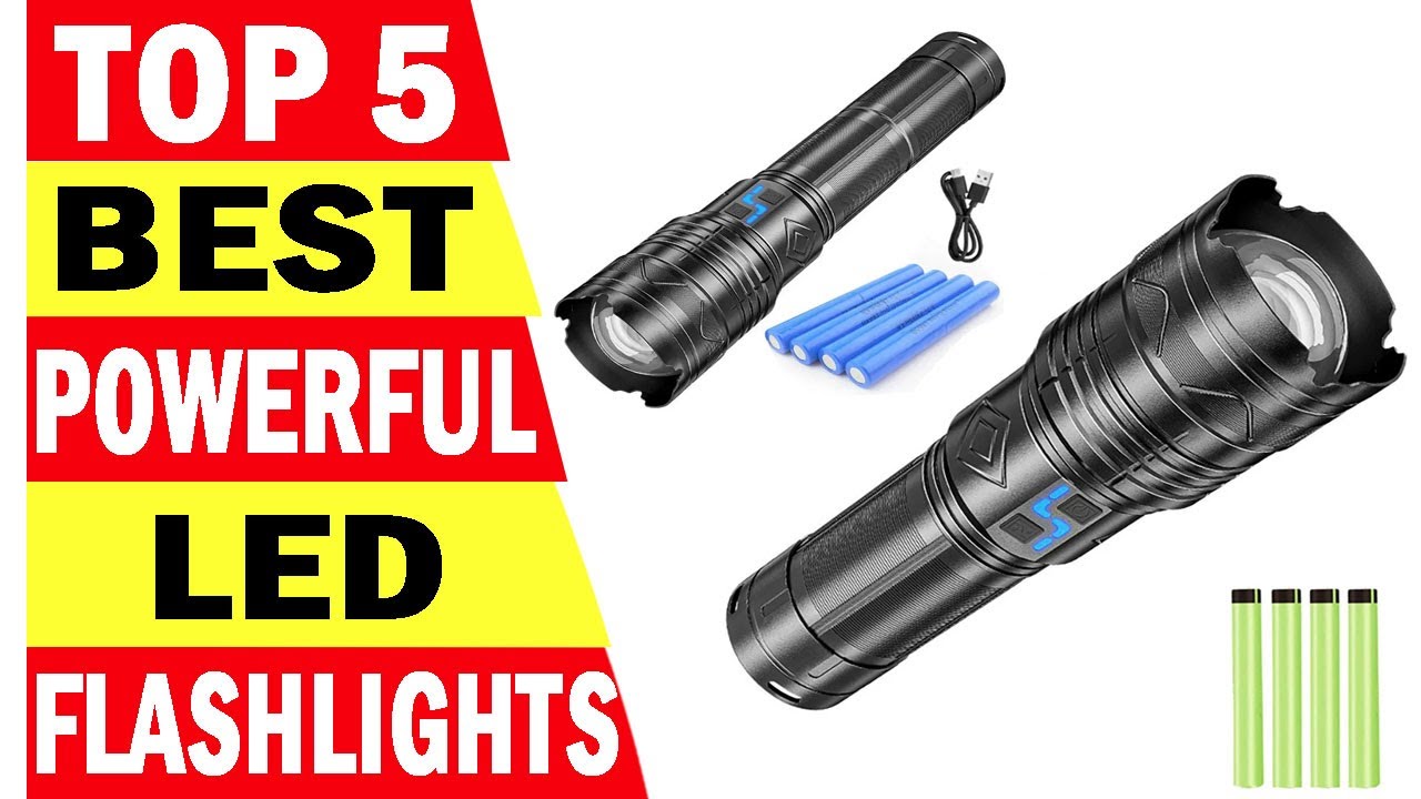 Top 5 Best LED Flashlights In 2024 - YouTube