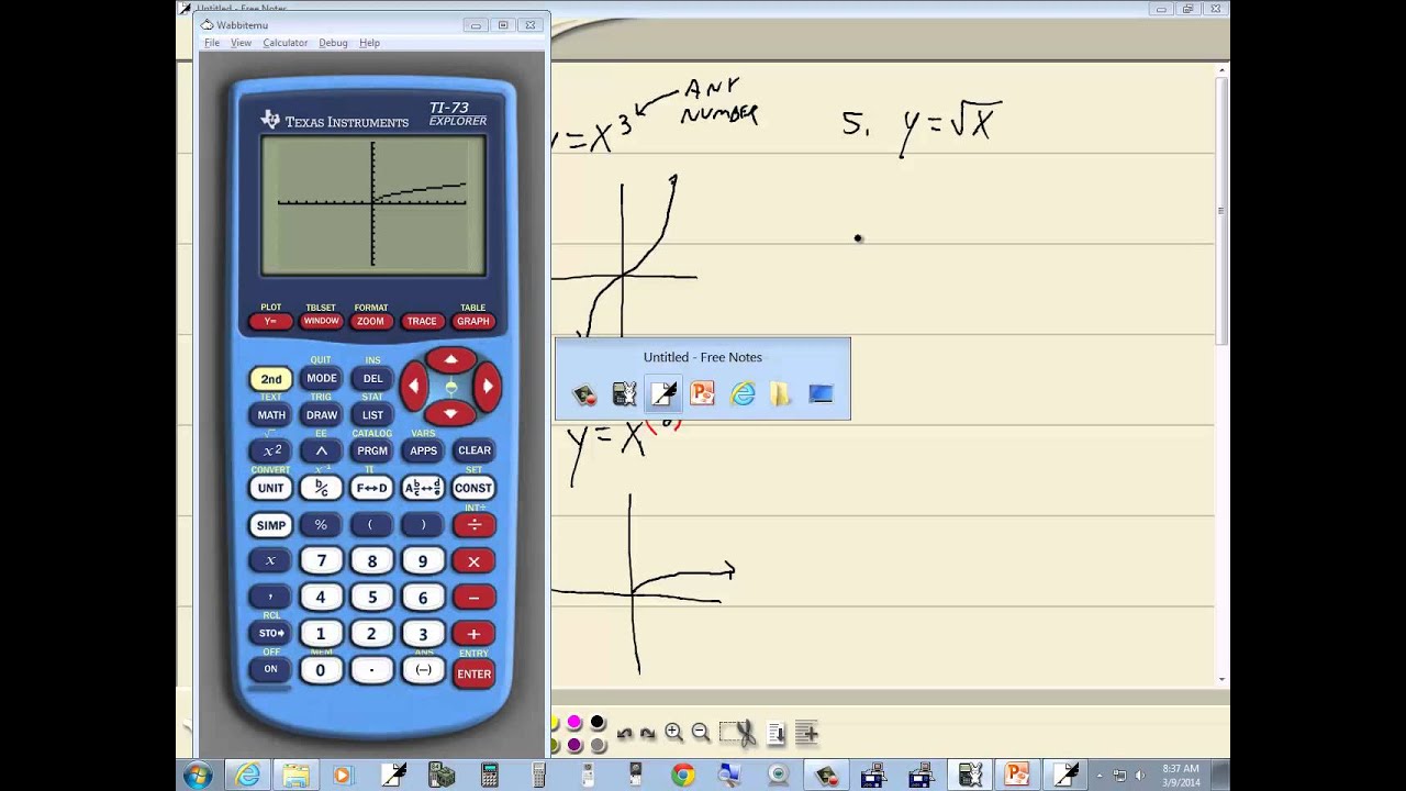 Technology In College Algebra Basic Graphing TI 73 YouTube Technology In College Algebra Basic Graphing TI 73 YouTube
