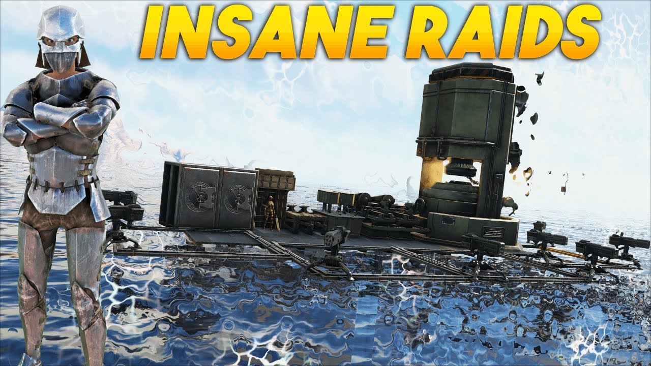 SOLO Raiding The Most Hidden Location On ARK - YouTube
