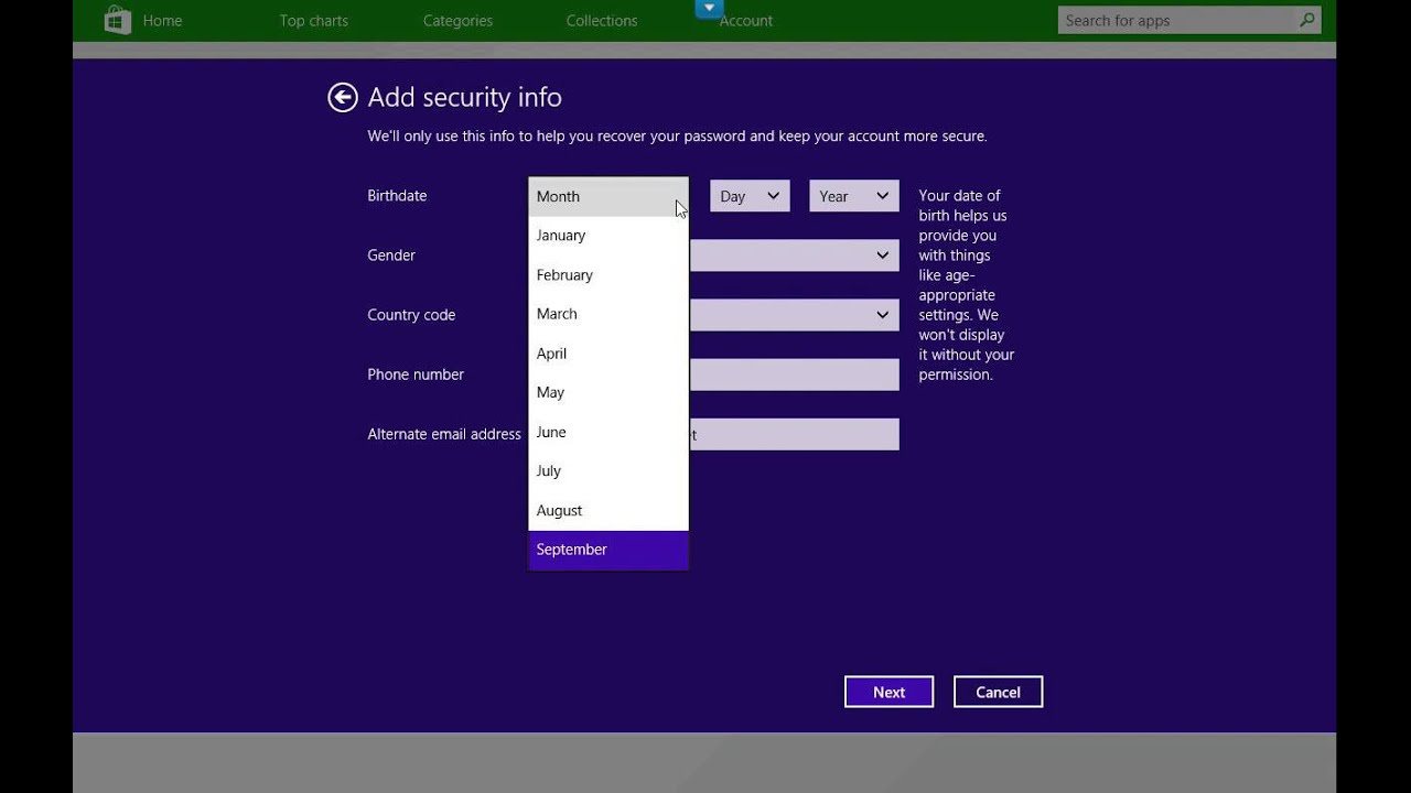 Setting up a Microsoft Account in Windows 8 - YouTube