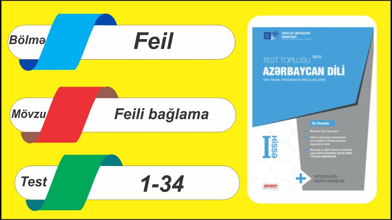 DİM-in Test toplusu / Feil / Feilin təsriflənməyən forması Feili ...