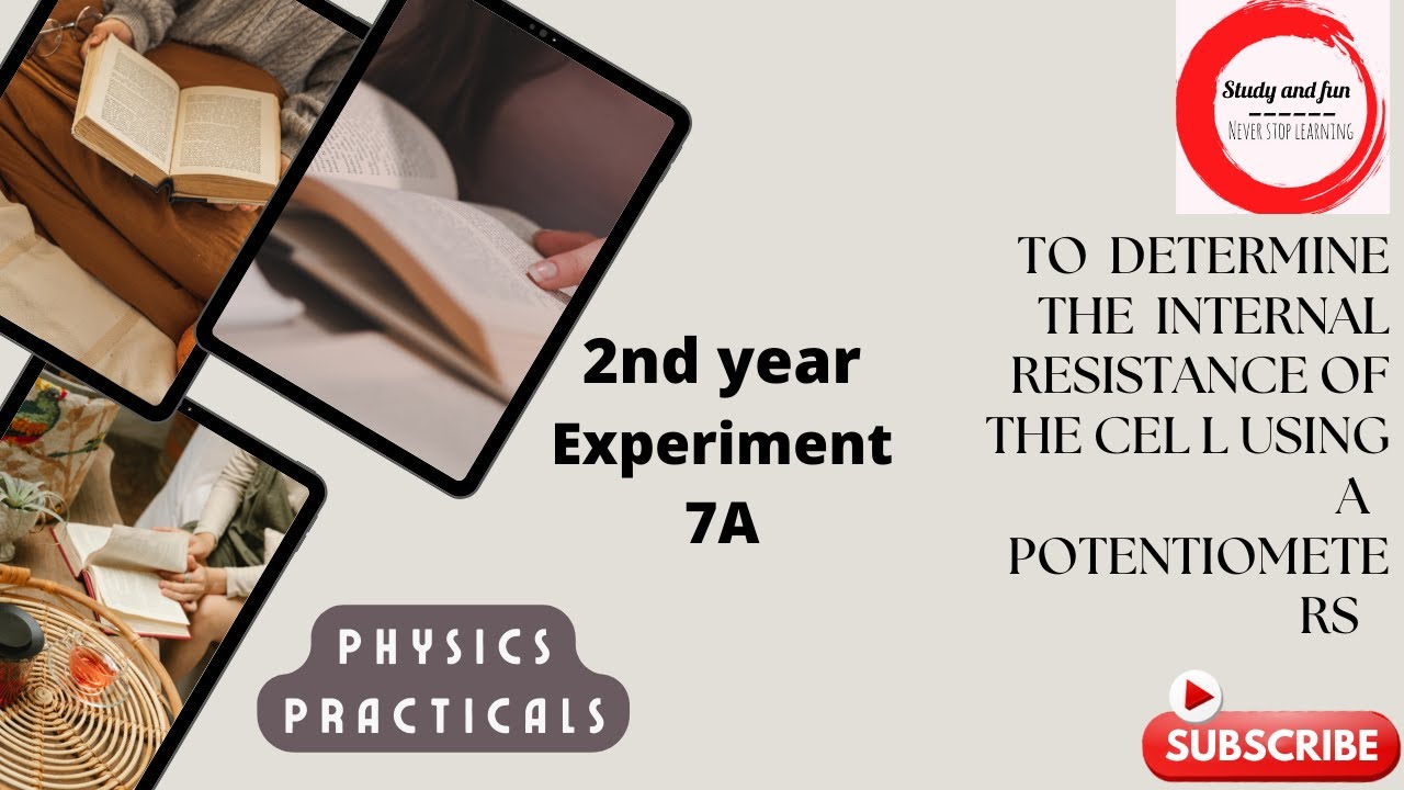 Experiment 7A || 2nd year physics:determine the internal resistance of ...