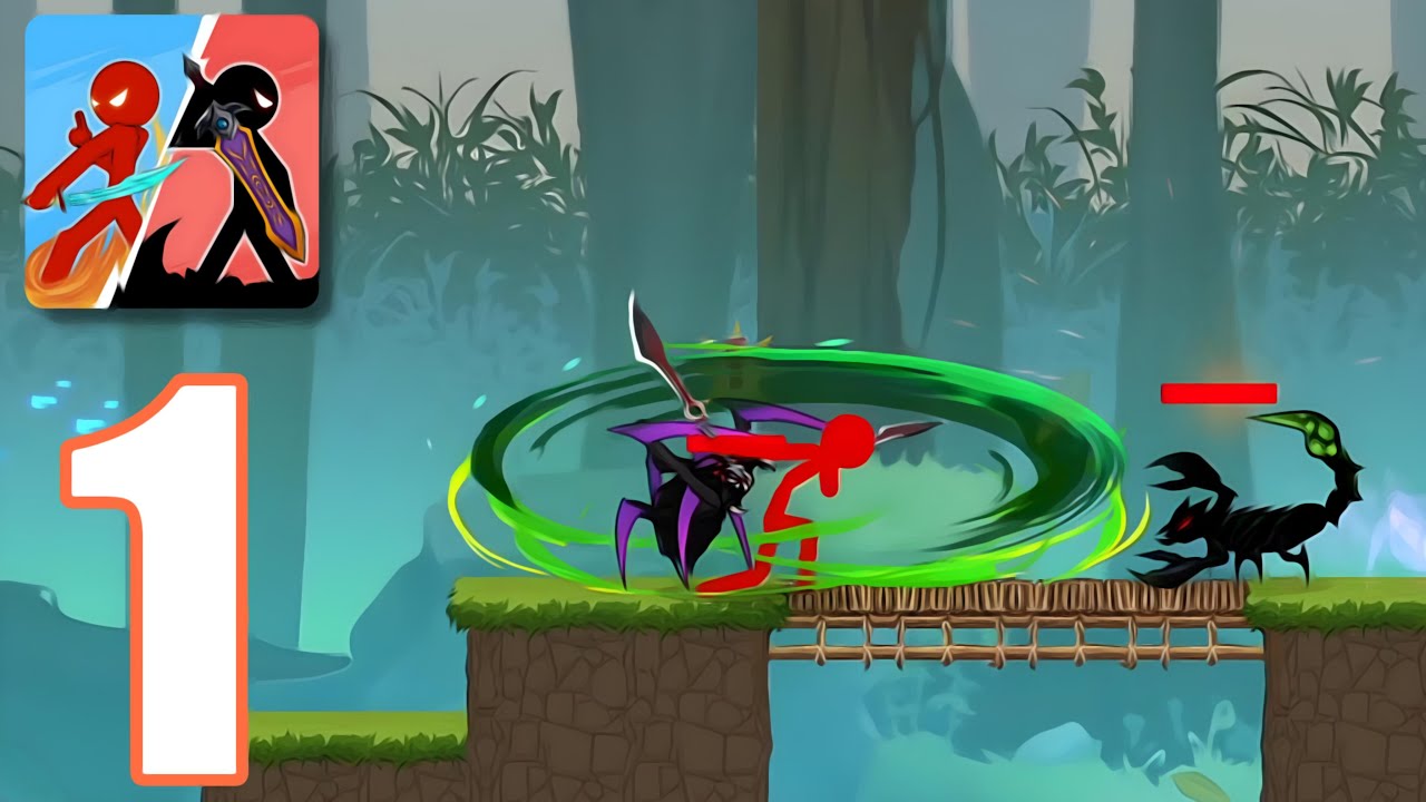 Stickman Shadow - Gameplay Walkthrough Part 1 - Complete Level 1-5 (IOS ...