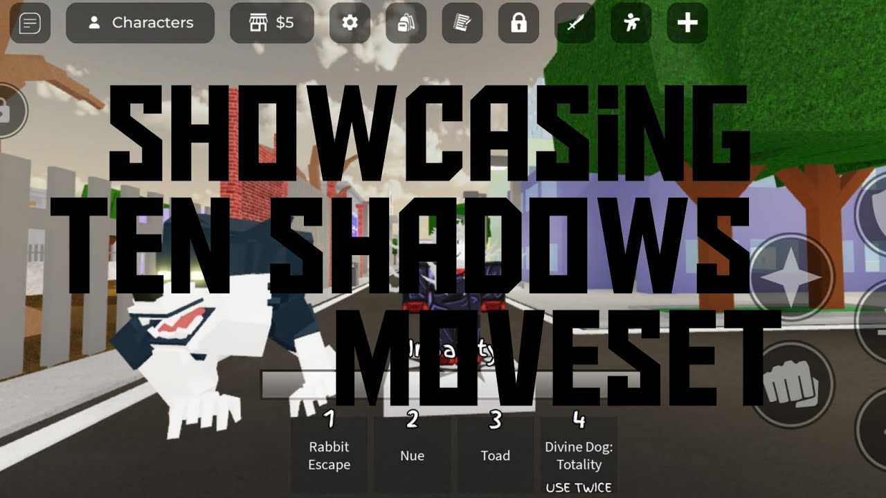 showcasing Ten shadows moveset #jujutsushenanigans #jjk - YouTube