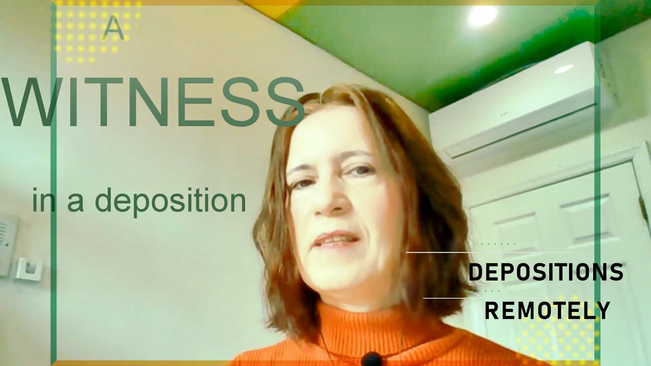 A witness's testimony under oath, or affirmation in remote proceedings ...