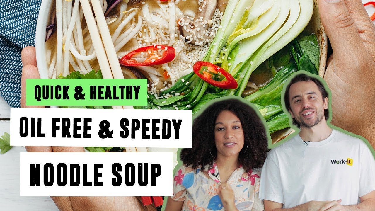 Speedy Noodle Soup #OilFree | Quick & Healthy | SO VEGAN - YouTube