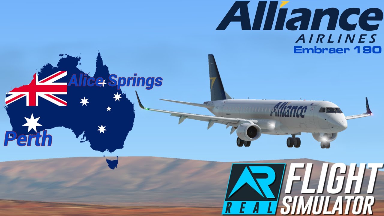 RFS - Real Flight Simulator | Alliance Embraer 190 | Flight Timelapse ...