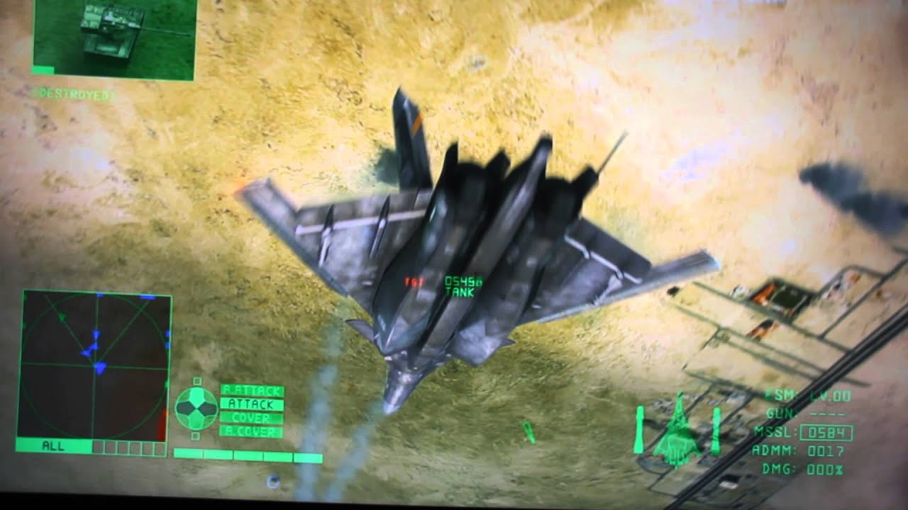 Ace Combat 6 Anea Landing Part 2 (CFA-44 Nosferatu) - YouTube