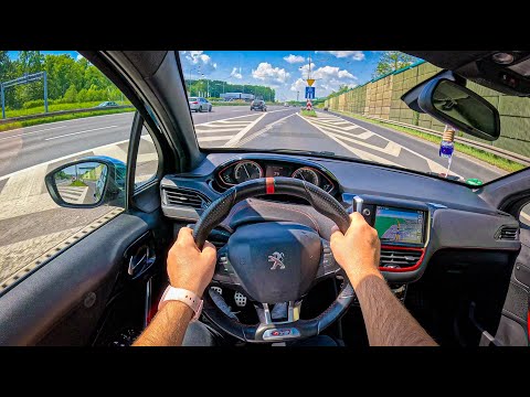 Peugeot 208 I GTi [1.6 THP 200hp] |0-100| POV Test Drive #2045 Joe Black