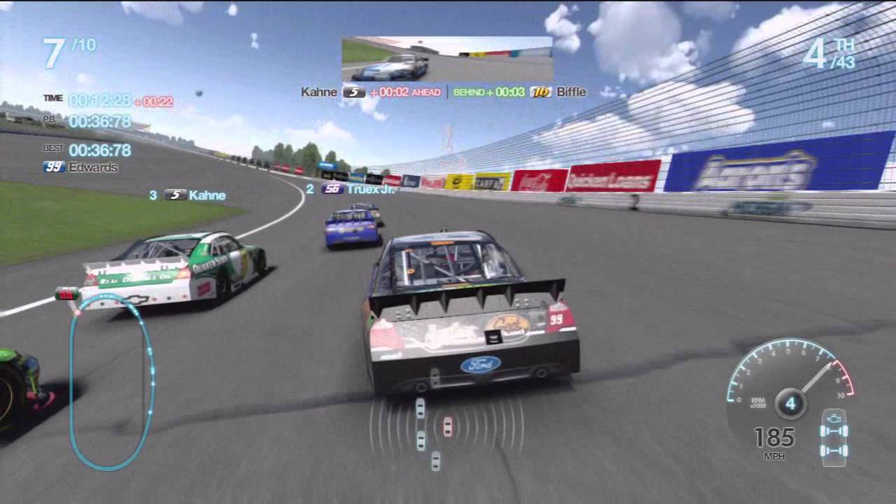 NASCAR The Game: Inside Line Race at Michigan (Carl Edwards) - YouTube