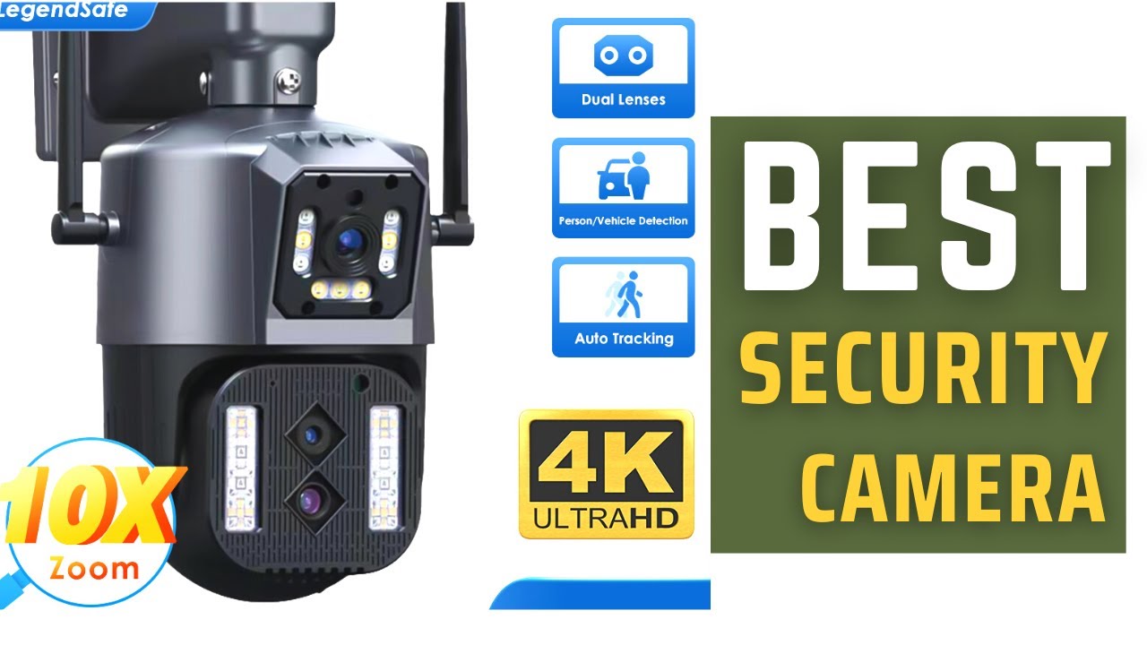 Best Security Camera | LegendSafe 12MP 6K Security Camera Review - YouTube