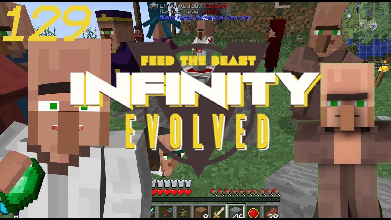 Minecraft: FTB Infinity Evolved - Ep.129 - Villager Sacrifice - YouTube