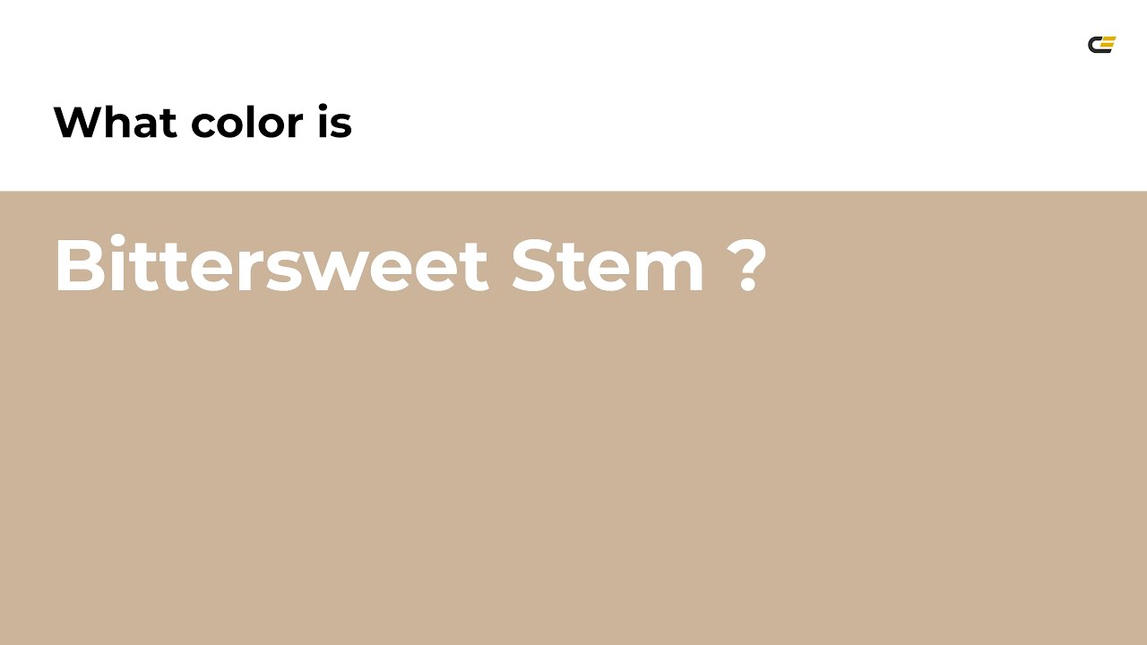 Bittersweet Stem color #cbb49a hex color - Brown color - Cool color cbb49a - YouTube