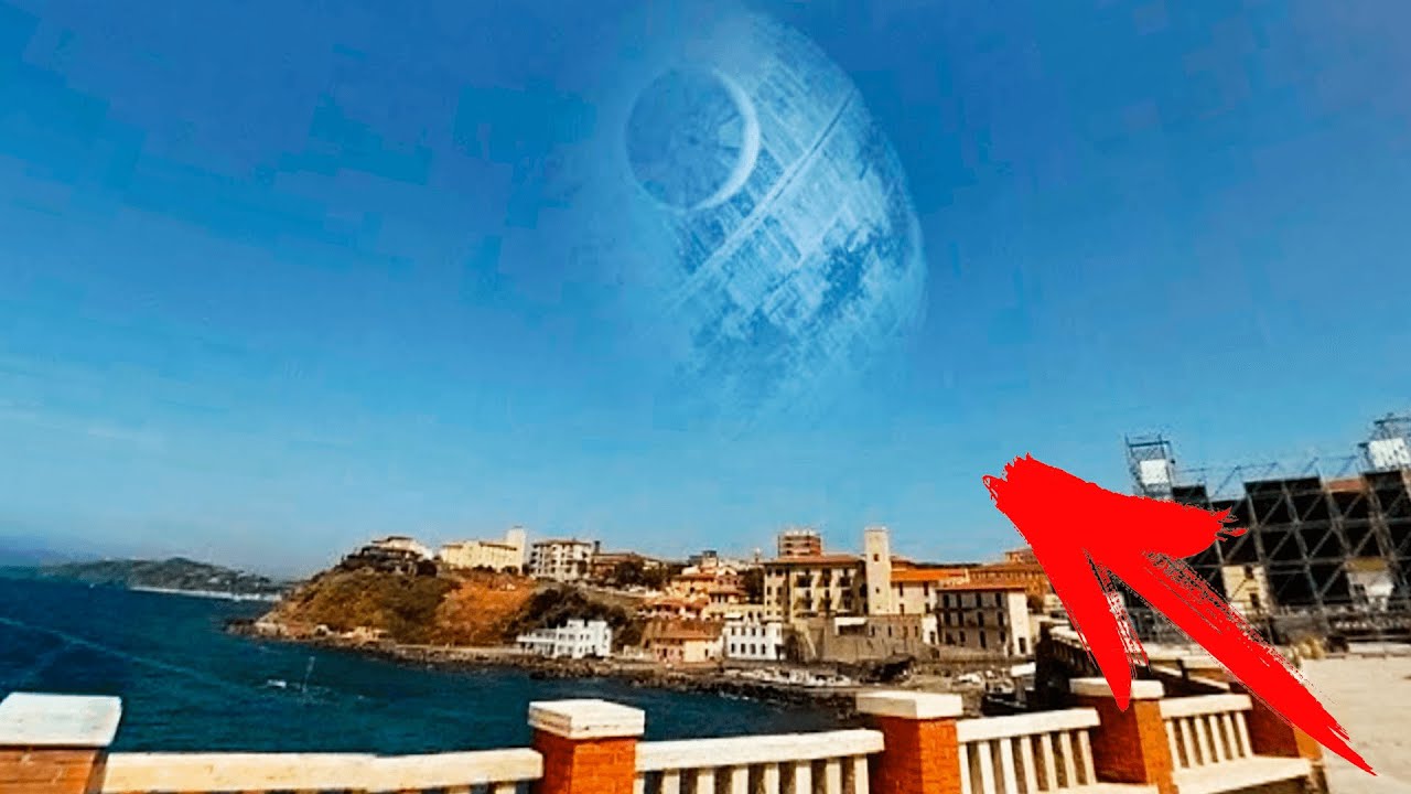 Death Star In the sky above the city | Weird Google Earth - YouTube