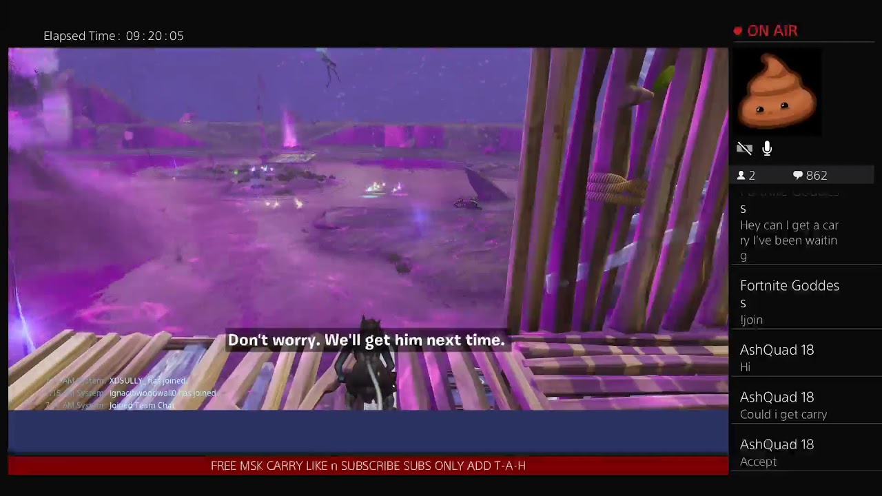 FREE MSK CARRIES LIVE! MYTHIC STORM KING CARRY FOR - SUBS ONLY ...