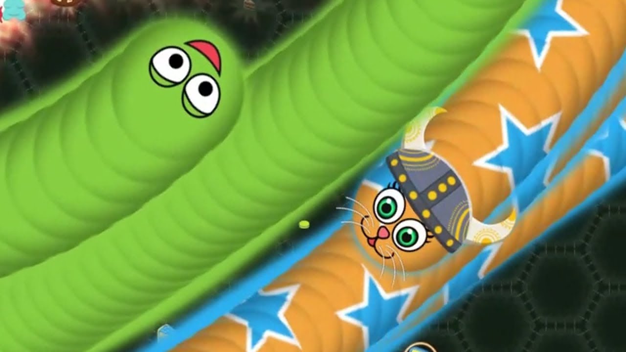 Wormate.io gameplay tiny worm vs giants Top 10 score. - YouTube