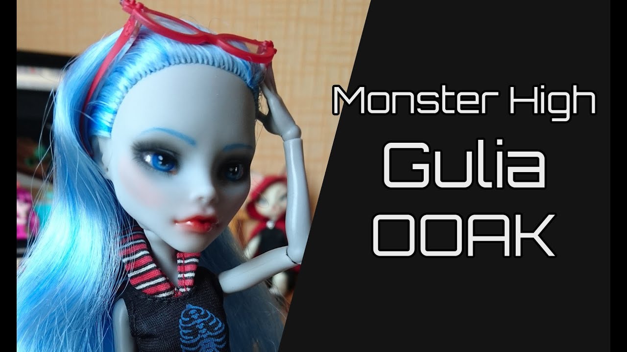 Gulia Monster High doll OOAK - YouTube