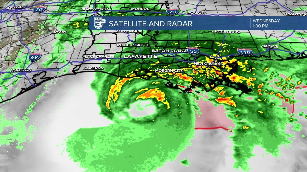 Where Hurricane Francine is most likely to make landfall (Wednesday 1 p ...