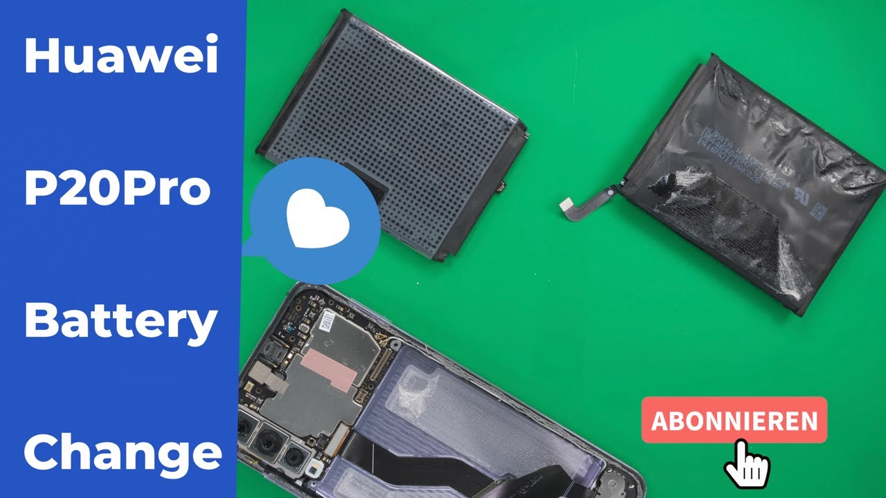 Huawei P20 Pro Battery - YouTube