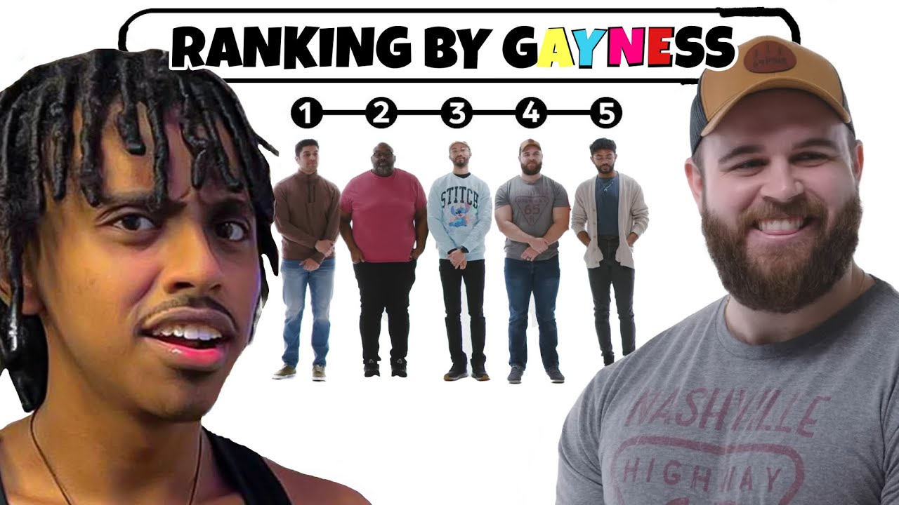 Ranking 10 Guys from Least to Most Gay… - YouTube