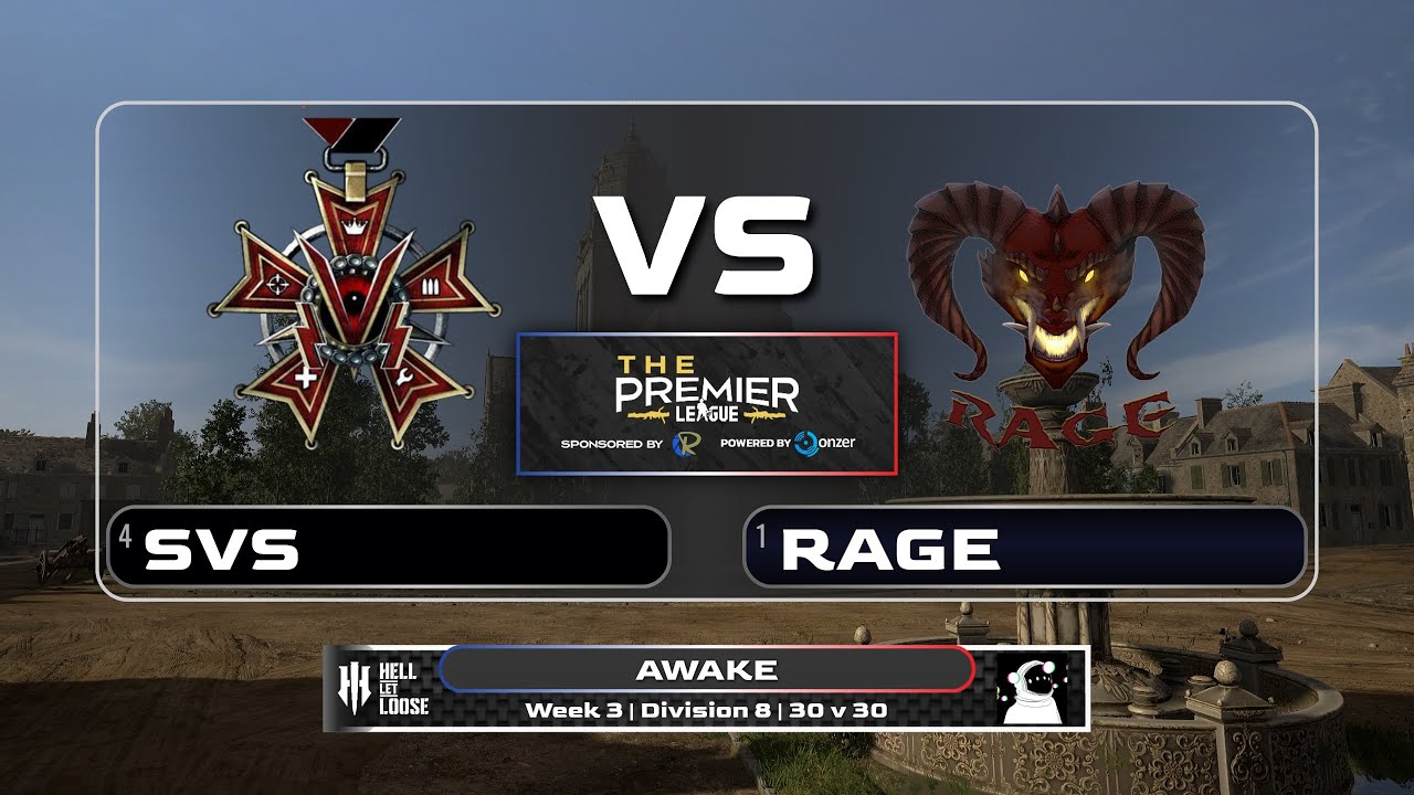 Hell Let Loose | SvS vs RAGE | The Premier League Div 8 Week 3 | SMDM ...