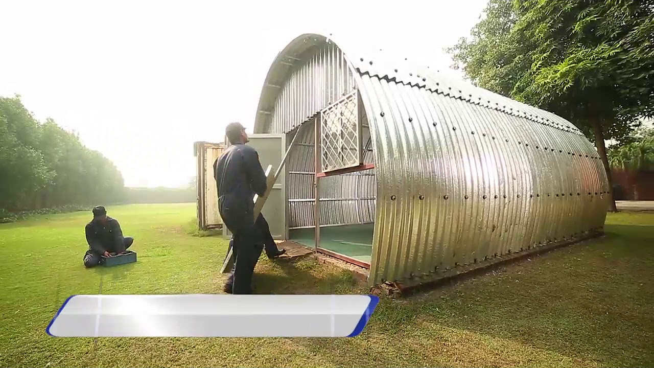 Green Corrugated Tuff Board - YouTube