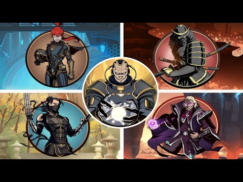 Shadow Fight 2 - All Bosses + Cutscenes (No Rounds Loses)
