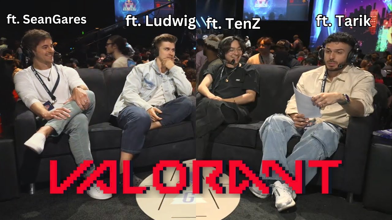 Tarik, TenZ, Ludwig And SeanGares Play A VALORANT Minigame - YouTube