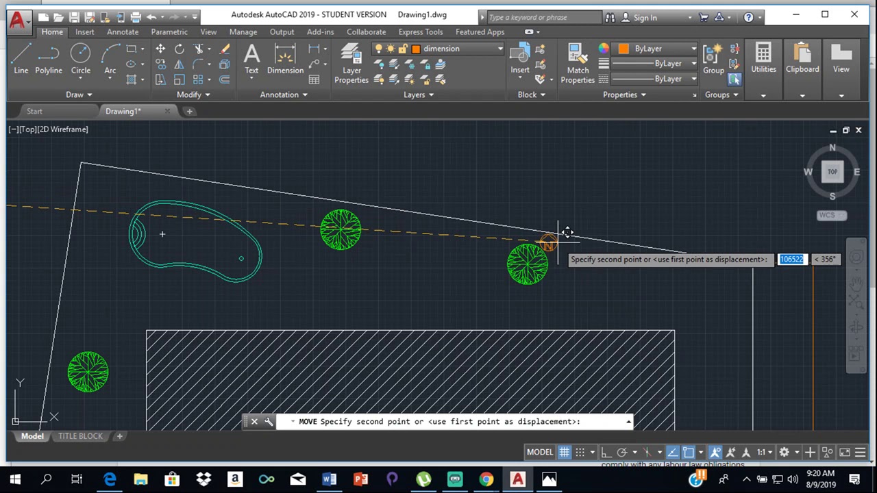 Adding the north sign to your site plan - YouTube