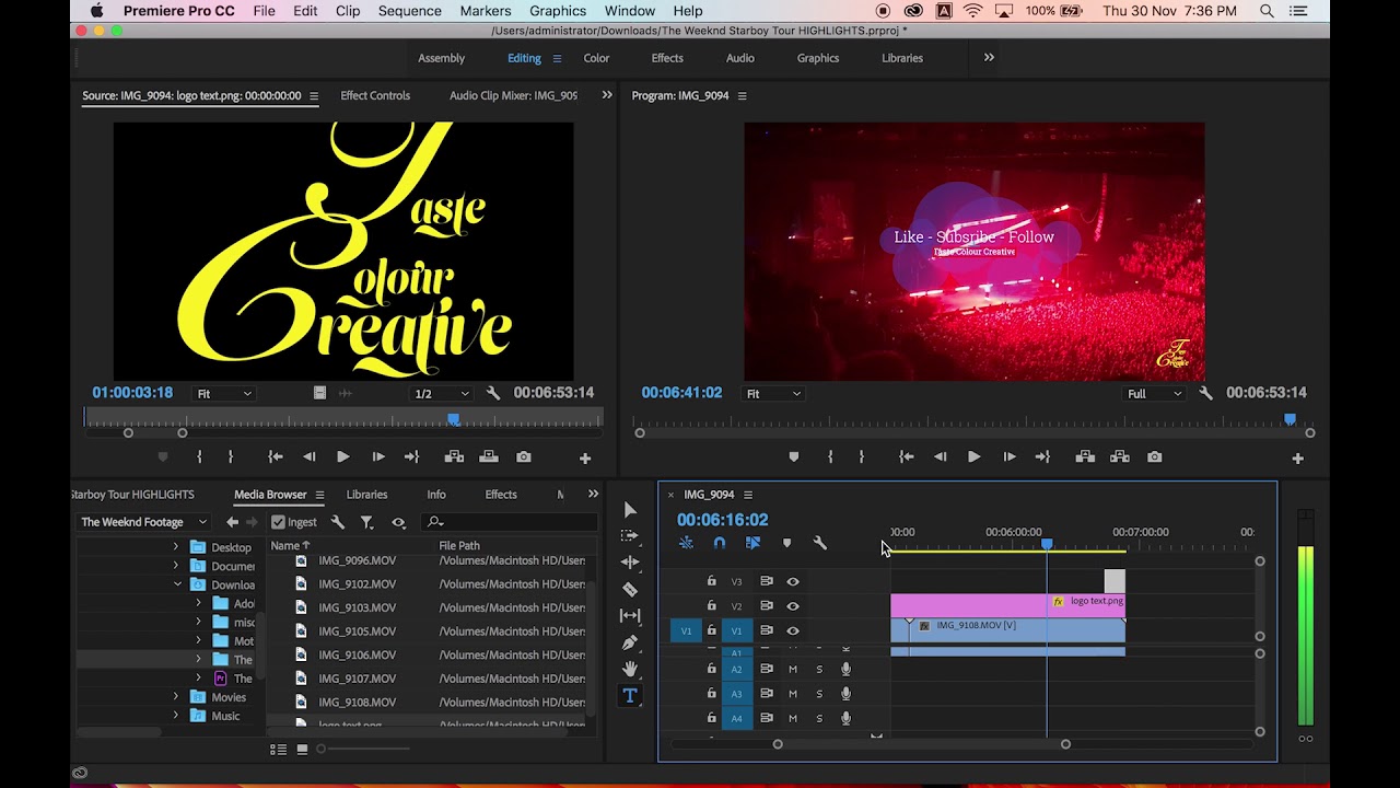 Video Editing Time-lapse - How I edit my videos with Adobe Premiere Pro ...