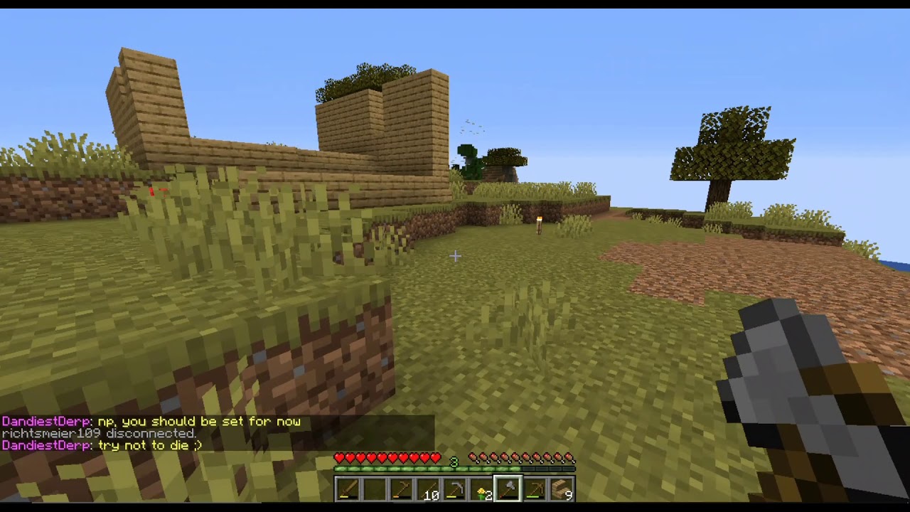 Noob Plays! Minecraft online [SOAR server] Episode 1 - YouTube