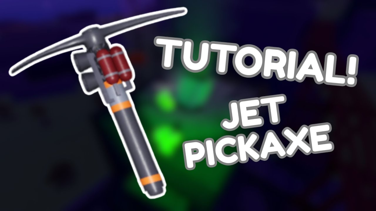 HOW TO GET THE JET PICKAXE | Refinery Caves 2 - YouTube