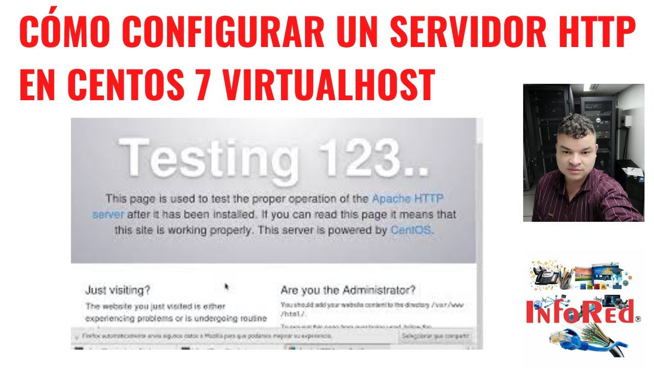 Cómo Configurar un Servidor HTTP en CentOS 7 VirtualHost - YouTube